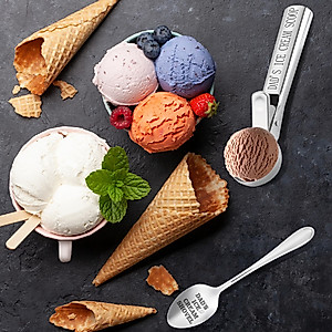 Dad Gifts, Gifts for Dad Fathers Day from Daughter, Dad's Ice Cream Bowl Scoop Shovel Spoon Set, Dad’s Ice Cream Gift from Son, Christmas Birthday Father's Day Gift for Him Man