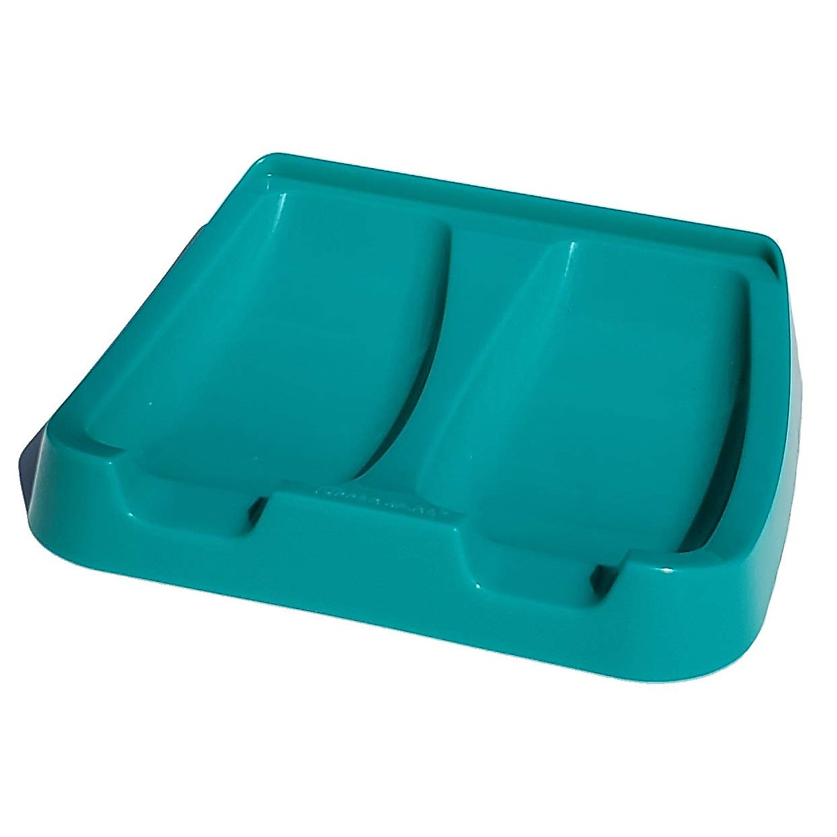 Tupperware Gadget Double Spoon Rest in Turquoise