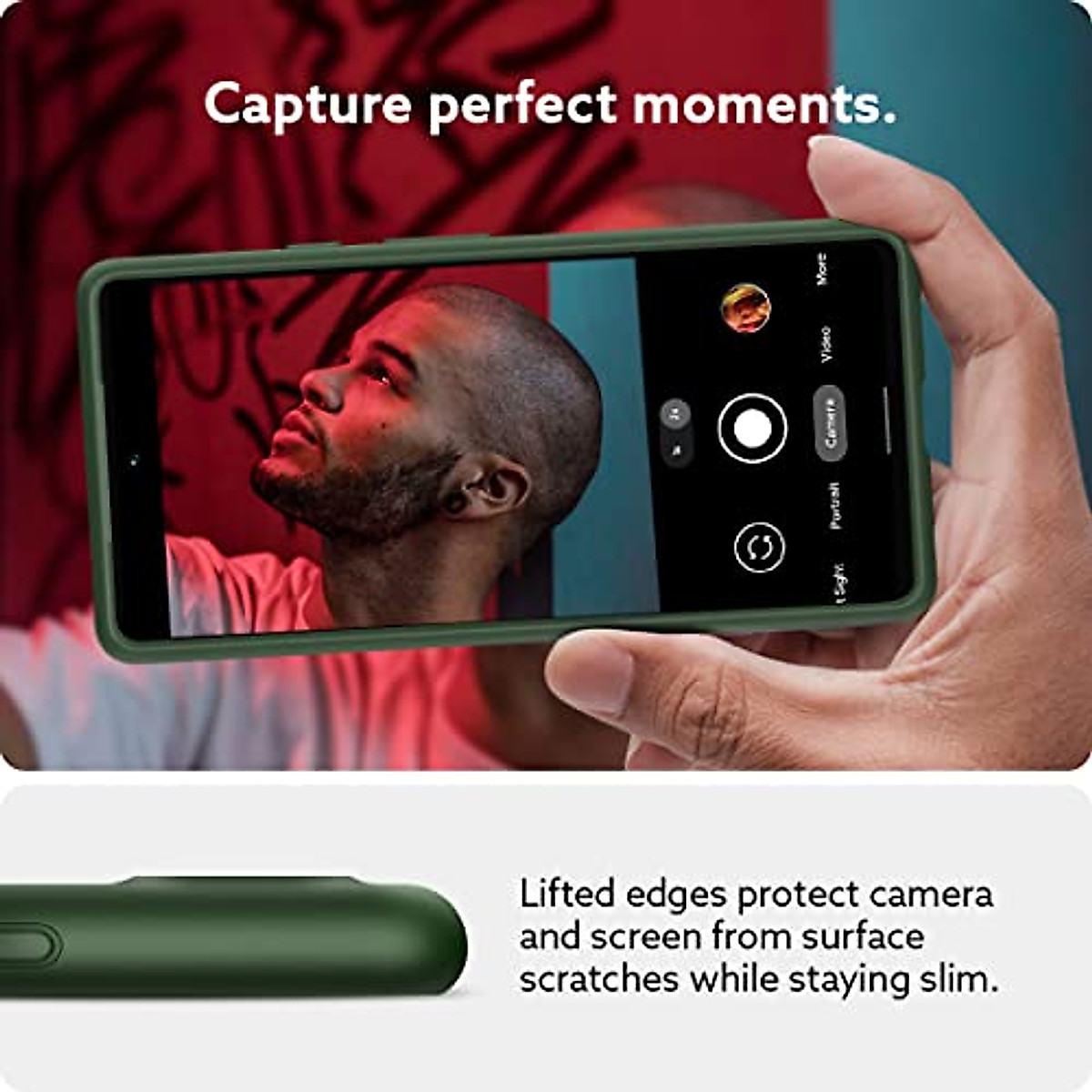 Caseology Nano Pop Silicone Case Compatible with Google Pixel 6a Case 5G (2022) - AVO Green