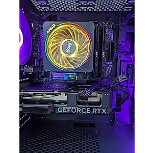 Centaurus Electra 2 Gaming Computer - AMD Ryzen 7 7700 8-Core AM5, 32GB DDR5 RAM, GeForce RTX 4070 Super, 1TB NVMe SSD, Windows 11 PRO, Wraith Spire Cooler, WiFi, RGB. Fast Gaming PC!