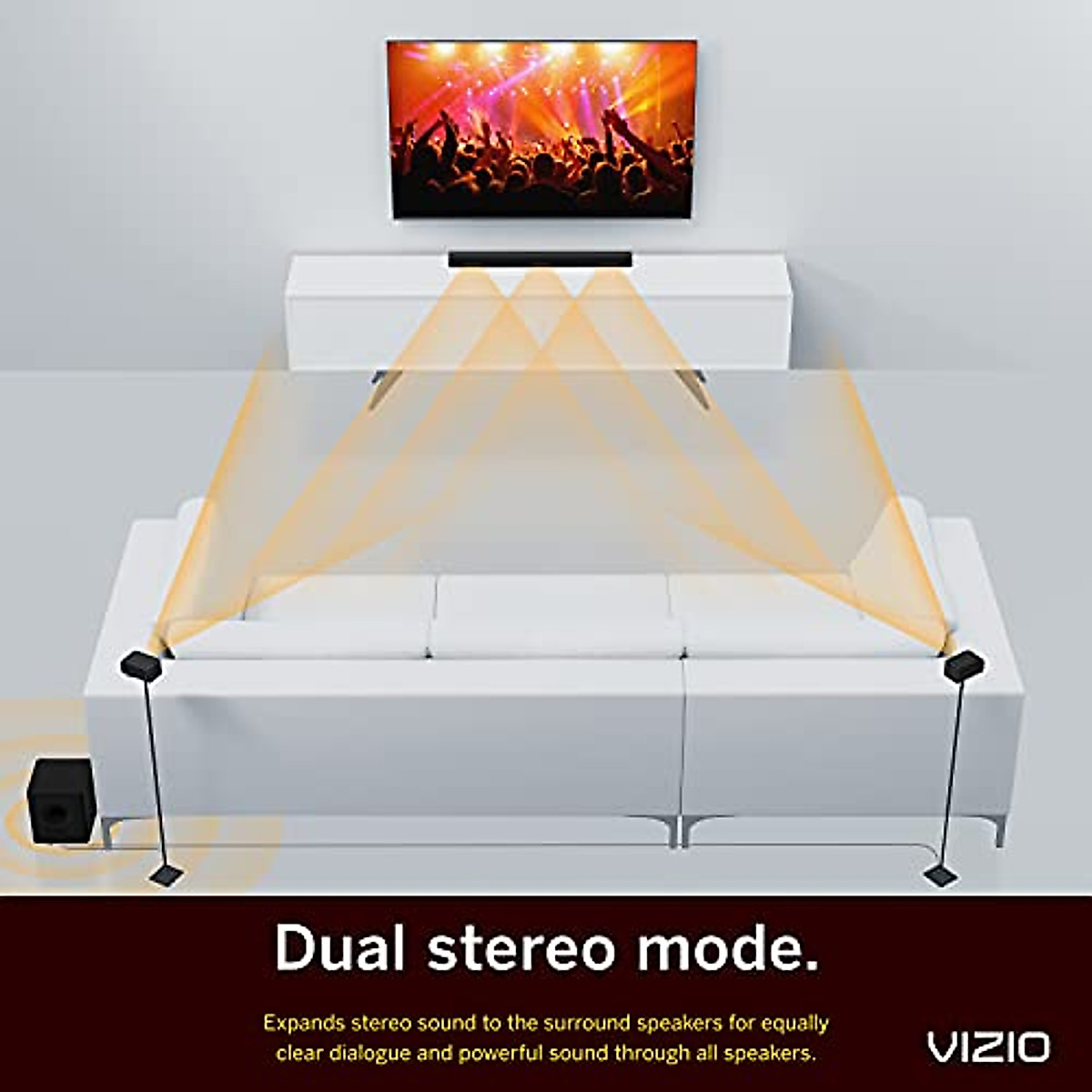 VIZIO M-Series 5.1 Premium Sound Bar with Dolby Atmos, DTS:X, Bluetooth, Wireless Subwoofer, Voice Assistant Compatible, Includes Remote Control - M51ax-J6