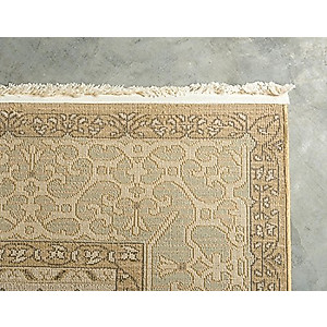 Unique Loom Palace Collection Area Rug - Saray (5' 1" x 8' Rectangle, Cream/ Light Brown)