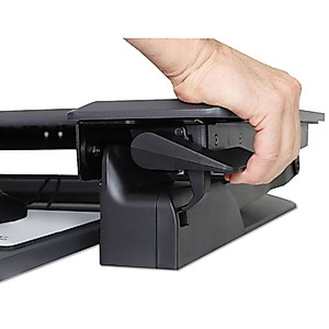 Ergotron – USA Assembled WorkFit-TL Standing Desk Converter, Dual Monitor Sit Stand Desk Riser for Tabletops – 37.5 Inch Width, Black, TAA Compliant