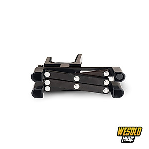 WESOLO Violin Stand Musical Instrument Stand with Bow Holder for Violin,Portable and Foldable (Black)