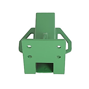KUAFU Rear Trailer Hitch Receiver Compatible with John Deere Gator 4x2 6x4 Old Style Models with Vertical Brace Hardware Included