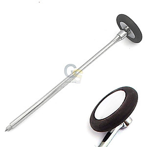 G.S BABINSKI NEUROLOGICAL REFLEX HAMMER with BUILT-in BRUSH for CUTANEOUS and SUPERFICIAL RESPONSES - BLACK