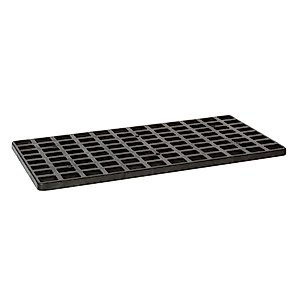 Grating, 2x26x52 in., HDPE, Black