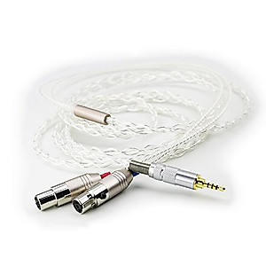 NewFantasia 2.5mm Trrs Male Balanced HiFi Cable Compatible with Audeze LCD-2, LCD-3, LCD-4, LCD-X, LCD-XC Headphone and for Astell&Kern AK240 AK380 onkyo AK320 DP-X1 FIIO 2.1m/6.5ft