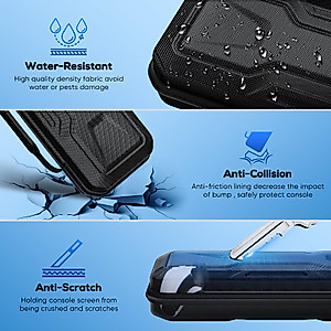 FYOUNG 3 in 1 Accessories Bundle for Playstation Portal, Carrying Case & Hard PC Clear Cover Skins Set with Screen Protector, Protective Shell Portable Travel Handbag for PS5 Portal Remote Player