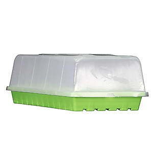 Humidity Dome 6" Tall Extra Strength, 5 Pack, Propagation Seed Cloning Lid Vented for 1020 Tray Seed Starting Germination