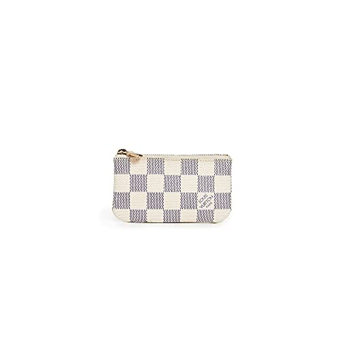 Louis Vuitton Women's Pre-Loved Pochette Cles, Damier Azur, White, One Size