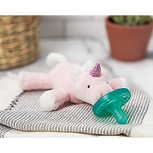 WubbaNub Infant Pacifier - Star The Pink Unicorn