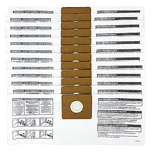 12 Pack 90668 Type B Filter Bags Compatible with Shop Vac 2-2.5 Gallon Dust Collection Filter Bag, All Around QAM70, Part# 90668/549712 9066800 9066833 L250 CMXZVBE38774