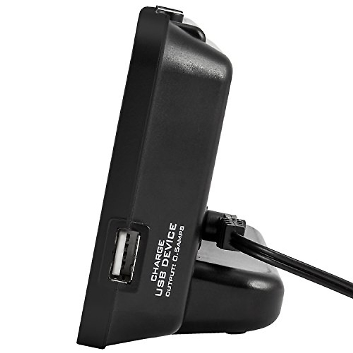 La Crosse Technology 617-1485B Atomic Color Alarm Clock with USB Charging Port