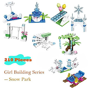 Ulanlan Girls Building Set for Age 6 Year Old Kids, STEM Toy Building Sets for Girls, Girls Building Block Construction Kits for Party Favors, Kids Prizes, Best Birthday Gift for Girls 30 Boxes