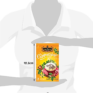 King Coffee Cappuccino French Vanilla-Box 12 sticks