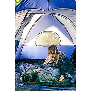 Stansport Scout- 3 Lb - 33 in X 75In Rect. Sleeping Bag - Forest Green