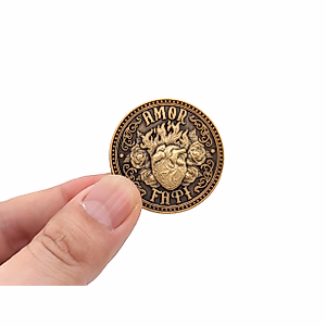 ASVP Shop Amor Fati Coin - Stoic Coin - Challenge Coin for Daily Stoic Practice