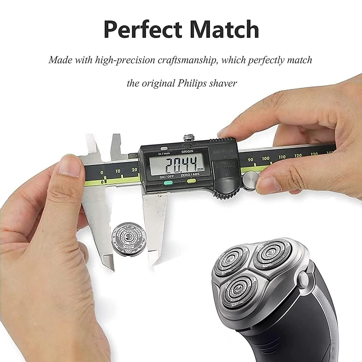 3 PCS HQ9 Replacement Shaver Head Blades for Philips Norelco 8175XL 8240XL 8250XL 8251XL 8260XL