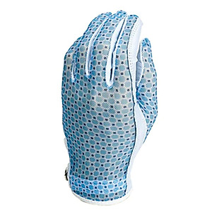 Evertan: Women's Tan Through Golf Glove - Blue Ice Small
