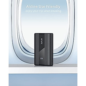 Small Power Bank 20000mAh, VRURC 22.5W PD & QC 3.0 Fast Charging USB C Portable Charger, 4 Output 3 Input Compact Battery Pack, LED Display External Phone Battery Compatible with Smart Devices