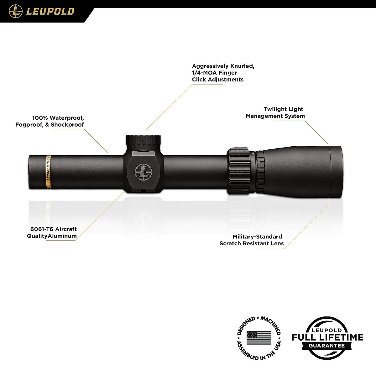 Leupold VX-Freedom 1.5-4x20 (1 inch) Pig-Plex Reticle Riflescope