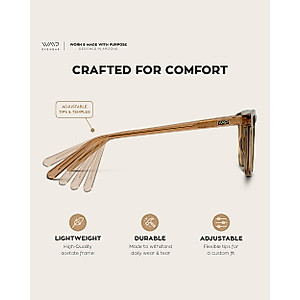 WearMe Pro - Polarized Lens Square Modern Sunglasses for Men