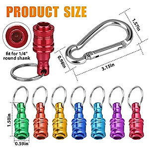 7PCS 1/4inch Shank Screwdriver Bits Holder + Universal Socket Grip Tool Gifts for Men