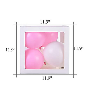 2nd Birthday Decorations for Girl TWO Balloons Boxes Decorations with Balloons for Girls Two Sweet Birthday Party Photo Props Decorations Supplies