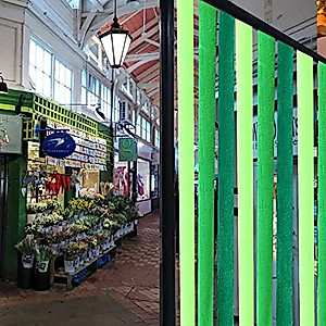 TKEJZu Green Crepe Paper Streamer 492 Feet 6 Rolls Green Crepe Streamers Spring Party Backdrop Decor for Green Theme Birthday Wedding Baby Shower Irish Lucky Day Hanging Party Decoration