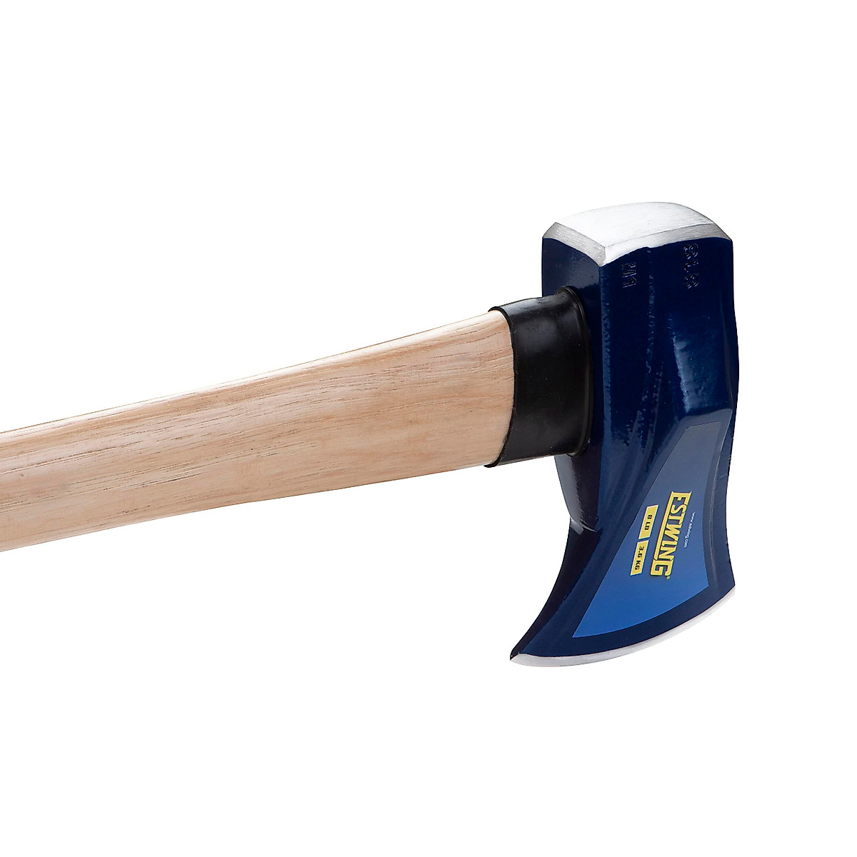 Estwing 8 Pound Wood Splitting Maul Tool with 36 Inch Hickory Wooden Handle, Steel Blade, and Superior Shock Absorption for Effortless Wood Splitting