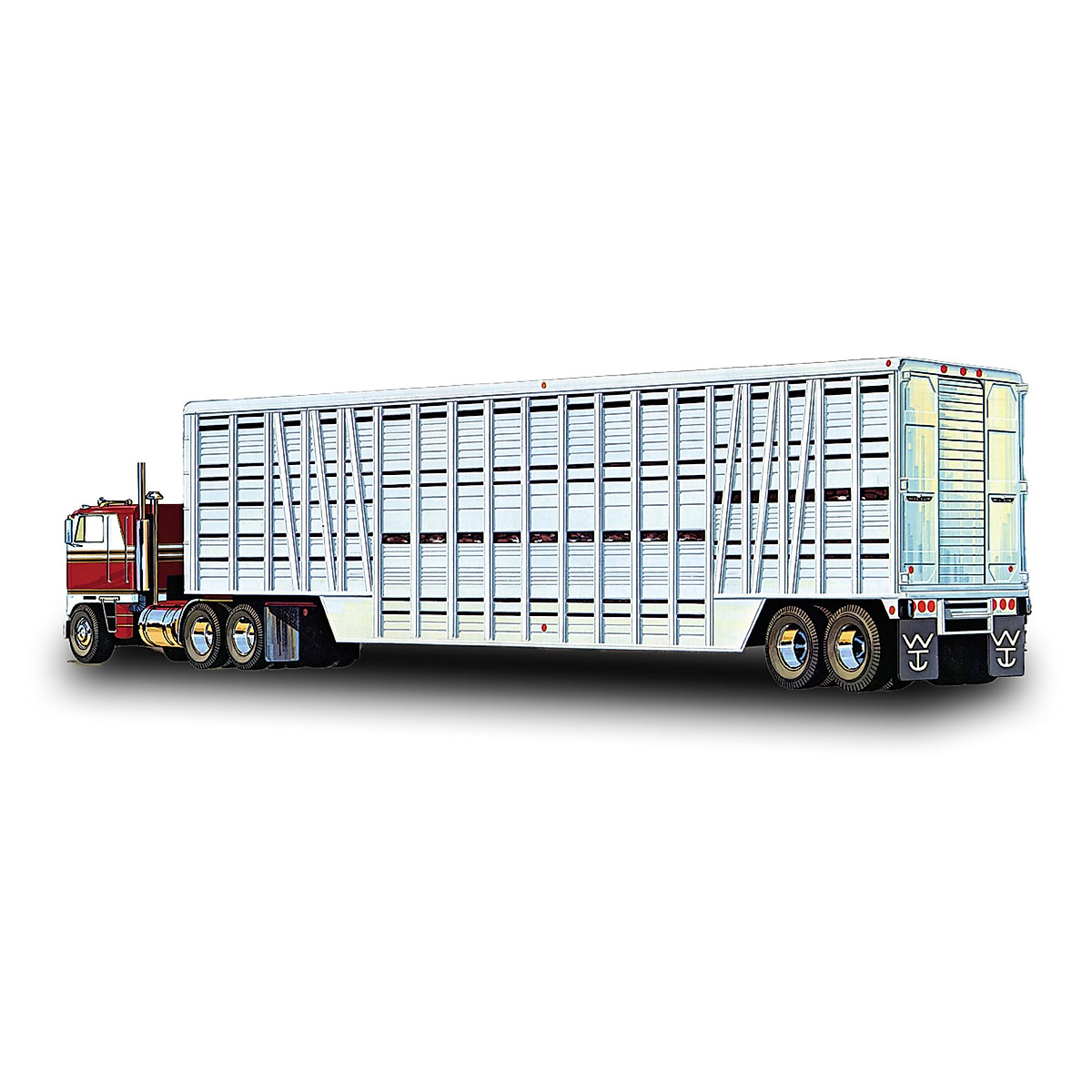 AMT Wilson Livestock Van Trailer 1:25 Scale Model Kit