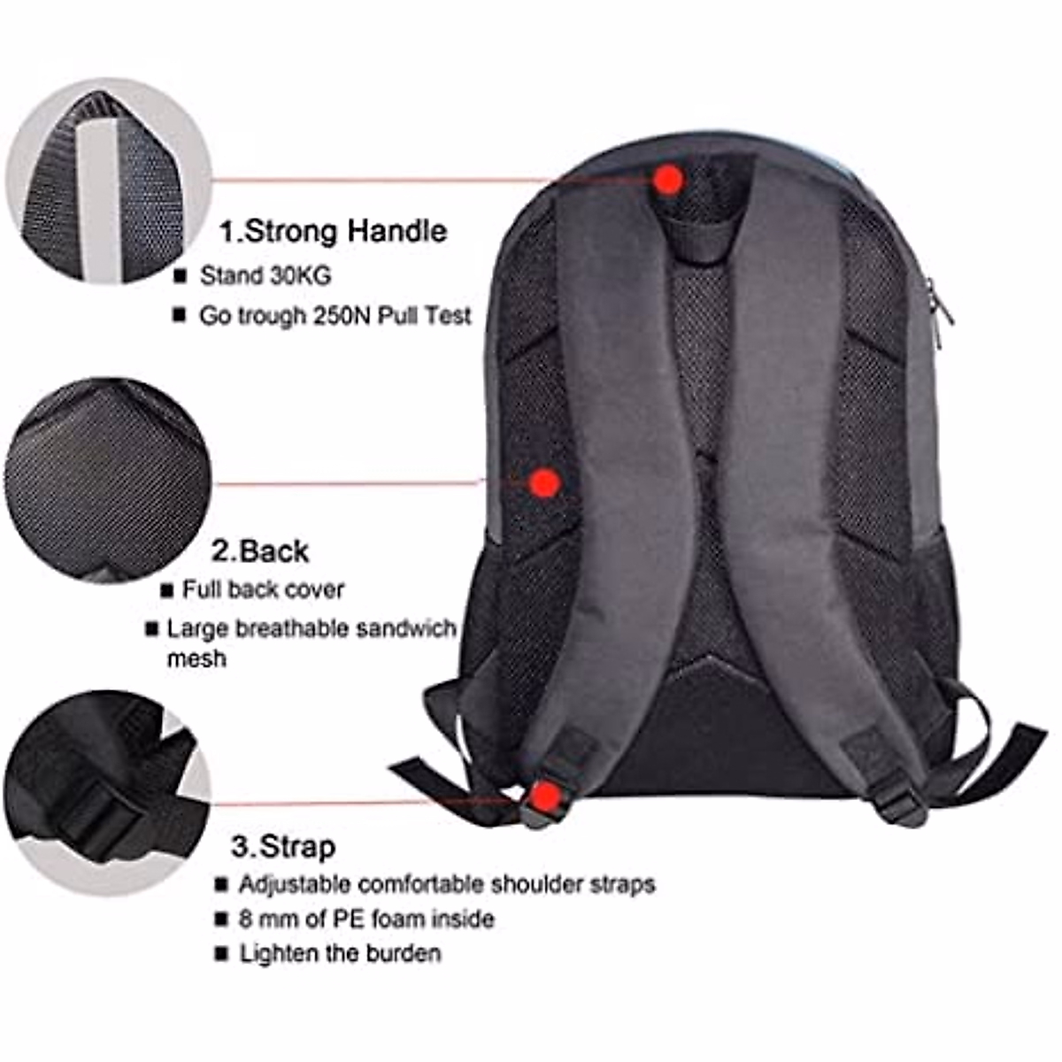 mdbozli Kansas City Custom Football Backpack 3 Piece Set Add Your Name And Nume School Bag with Lunch Box and Pen Case Set Gift for Boys Girls