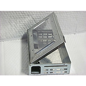6 Tin Cat style Mouse LIVE Trap with window.THE TIN CAT STYLE MOUSE TRAP IS A LIVE CATCH TRAP THAT IS EASY TO USE, CATCHES UP TO 30 MICE AT A TIME AND REQUIRES NO SETTING.