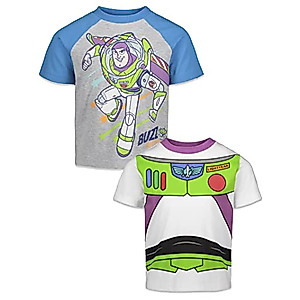 Disney Pixar Toy Story Buzz Lightyear Toddler Boys 2 Pack T-Shirts Multi 3T