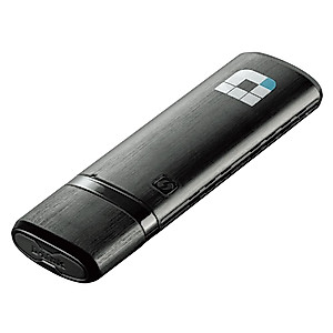D-Link WiFi USB Adapter AC1200 Mini Wireless Internet Dual Band 3.0 Wi-Fi Netowrk Desktop Laptop (DWA-182),Black