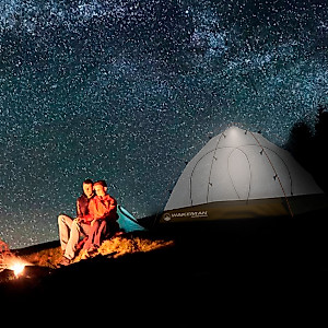 2-Person Backpacking Tent with Waterproof Floor, Rain Fly, Taped Seams and Carry Bag - Lightweight Tent for Backcountry Camping by Wakeman Outdoors