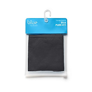BLUEAIR Blue Pure 411 Black Pre-Filter, Washable Fabric Traps Pollen, Pet Hair & Dust, Dark Shadow