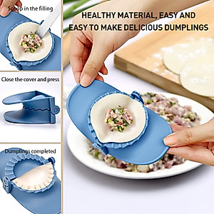 Dumpling Maker Press，Empanadas Maker Press，Dumpling Mold Machine-Make Perfect Dumplings Every Time，3Sizes (L/3.7"+M/3.2"+S/2.6")