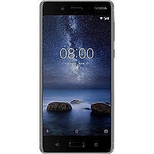 Nokia 8 64GB Single-SIM Android (GSM only, No CDMA) Factory Unlocked 4G/LTE Smartphone (Silver) - International Version