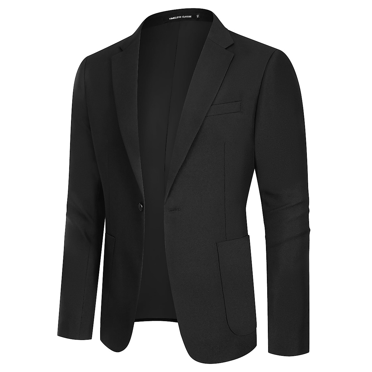 Lion Nardo Linen Blazer for Men Slim Fit Suit Jackets for Men Lightweight Blazer Jacket Men's Prom Suits Sports Coats Black