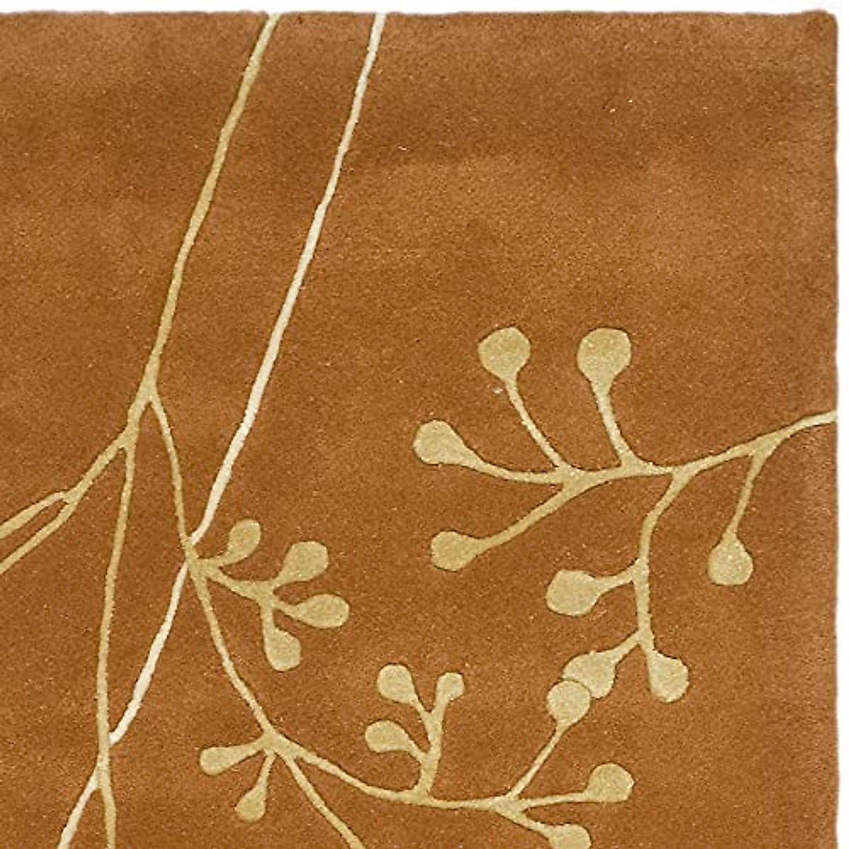 SAFAVIEH Soho Collection 2'6" x 8' Rust SOH305D Handmade Premium Wool Runner Rug