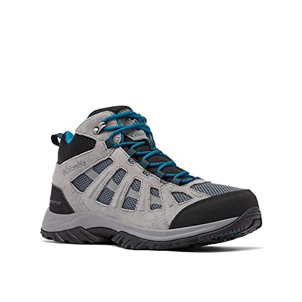 Columbia Men's Redmond III Mid Waterproof Hiking Shoe, Graphite/Black, 10.5 Wide