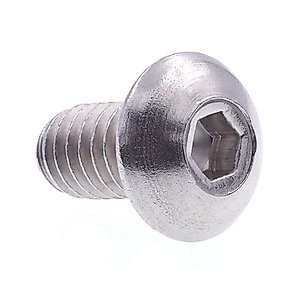 Prime-Line 9168821 Socket Cap Screws, Button Head, Hex (Allen) Drive, #8-32 X 5/16 in (10 Pack)