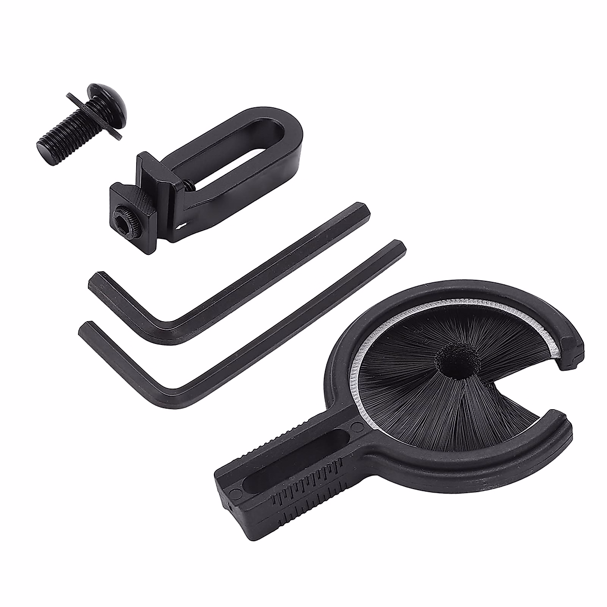 SPYMINNPOO Brush Arrows Rest Set, Compound Recurve Bow Brush Arrows Rest Set Round Arrows Stand Hunting Accessories for Left Right Hand Extreme Sports