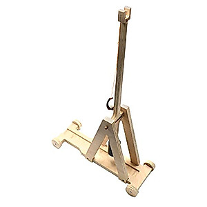 Premium Large Trebuchet DIY Kit - 21" Beam Arm Launches up to 30 Feet! - STEM Learning - Explore Gravitational Potential Energy, Projectile Motion & Energy Transformation - Garage Physics by Eisco