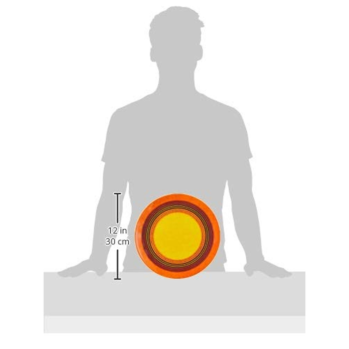 Certified International Sedona Melamine 12 pc Dinnerware Set, Service for 4, Multicolored