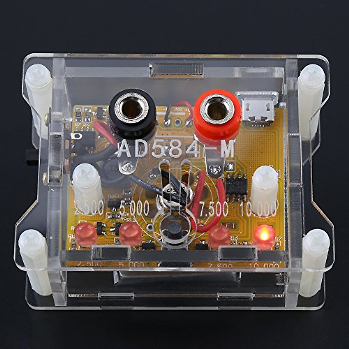 AD584KH High Precision 4-Channel 2.5V/7.5V/5V/10V Voltage Reference Module with Case