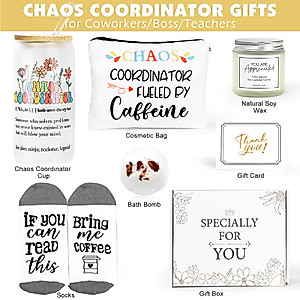 Teacher Appreciation Gifts, Employee Appreciation Gifts, Chaos Coordinator Appreciation Gifts for Women, Coworker, Teacher, Nurse, Manager, Boss, Office - Boss Gifts Lady - Thank You Coworker Gifts