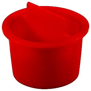 Caplugs ZCPT13Q1 Plastic Center Pull Tab Tapered Plug. CPT-13, PE-LD, Cap OD 1.25" Plug ID 1.092", Red (Pack of 30)